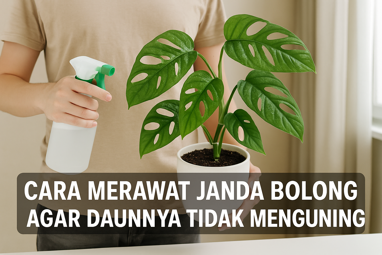 Cara Merawat Janda Bolong Agar Daunnya Tidak Menguning – Radar Garut