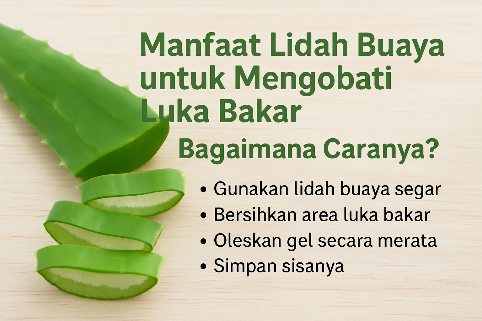 Manfaat Lidah Buaya untuk Mengobati Luka Bakar – Radar Garut