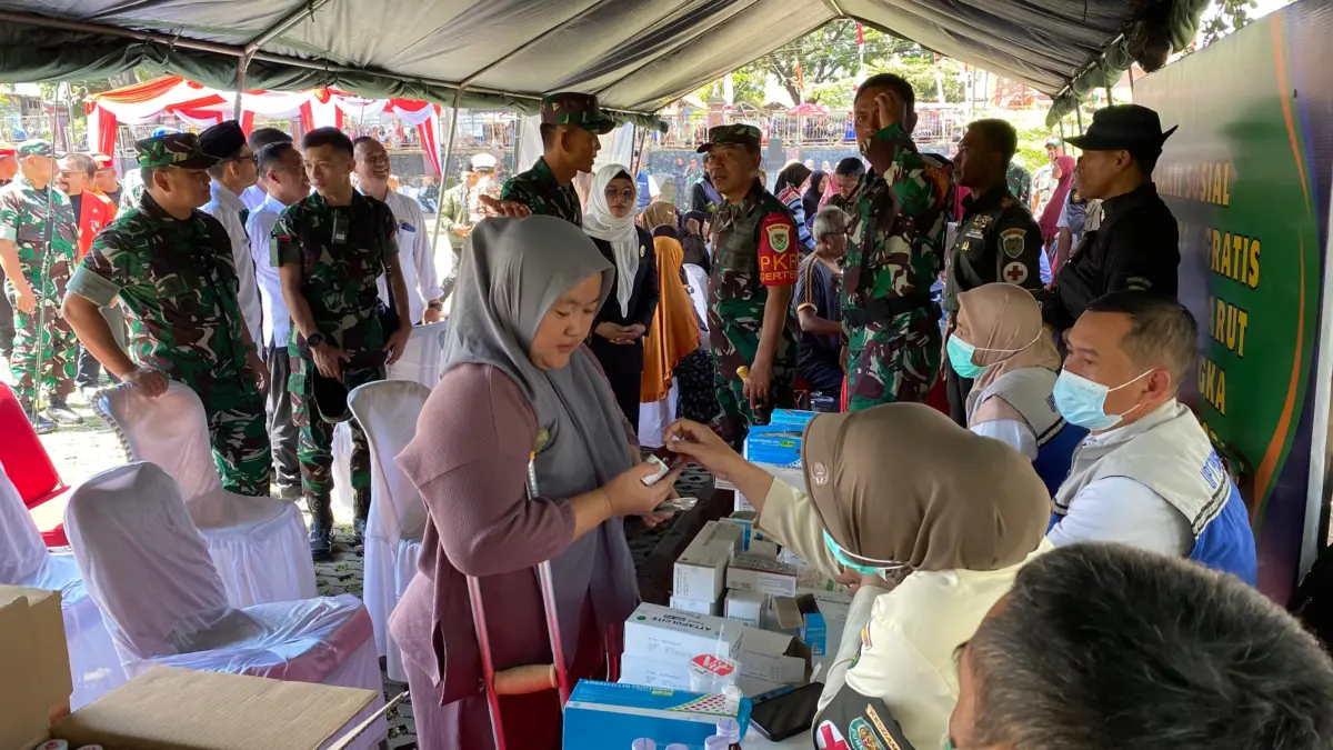 TNI Lakukan Serbuan Teritorial di Garut, Wujud Nyata Kemanunggalan ...