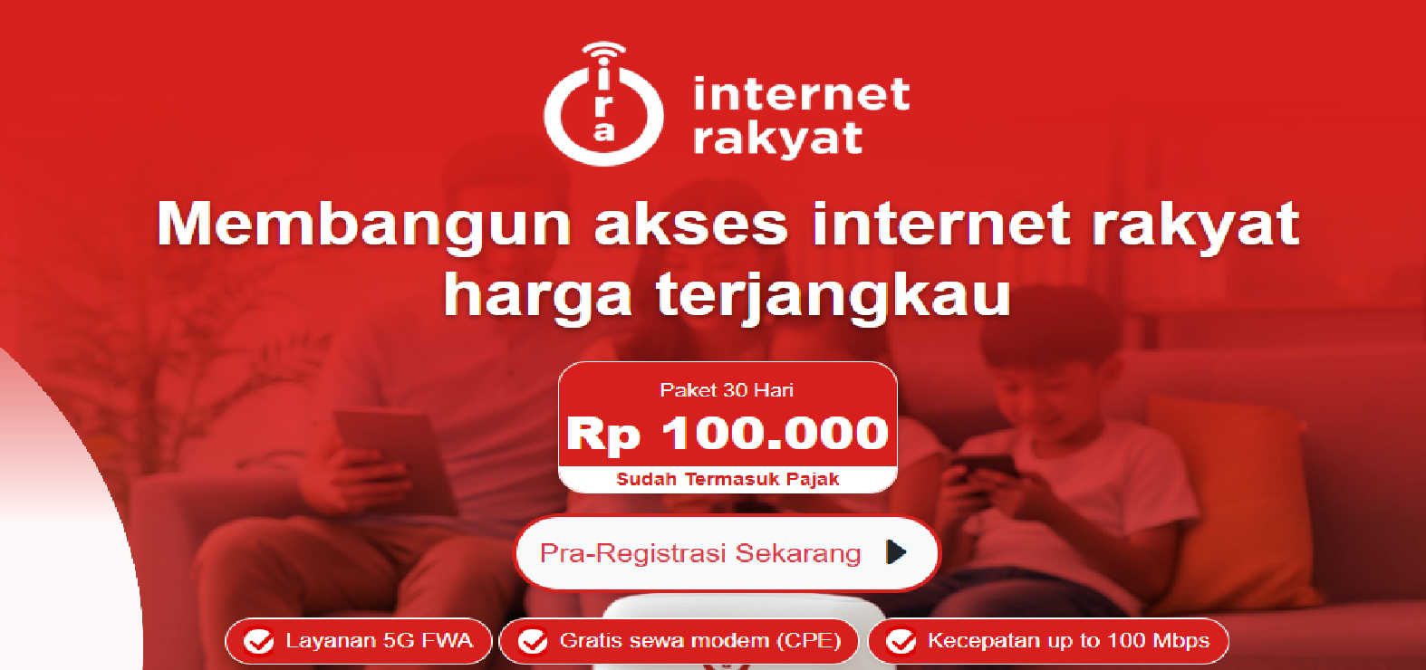 Nikmati Internet Murah Hanya Rp 100 ribu per Bulan, Berikut Cara Daftar ...